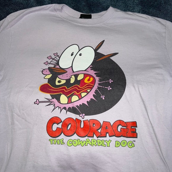 Dumbgood | Shirts | Courage The Cowardly Dog Graphic Tee | Poshmark